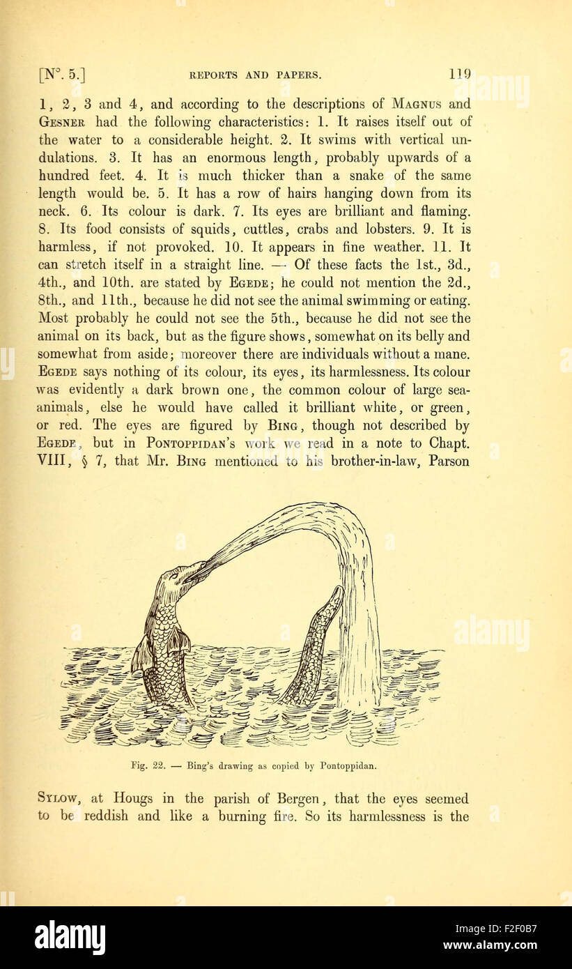 This 19th-century work explores the phenomenon of sea-serpents ...