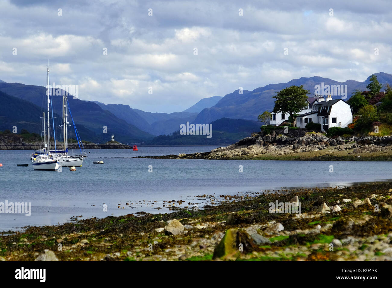 Kyleakin on the Isle Of Skye Scotland Stock Photo - Alamy