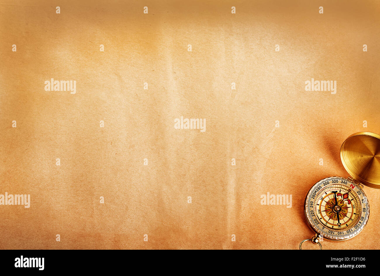 compass on old paper as a background Stock Photo - Alamy
