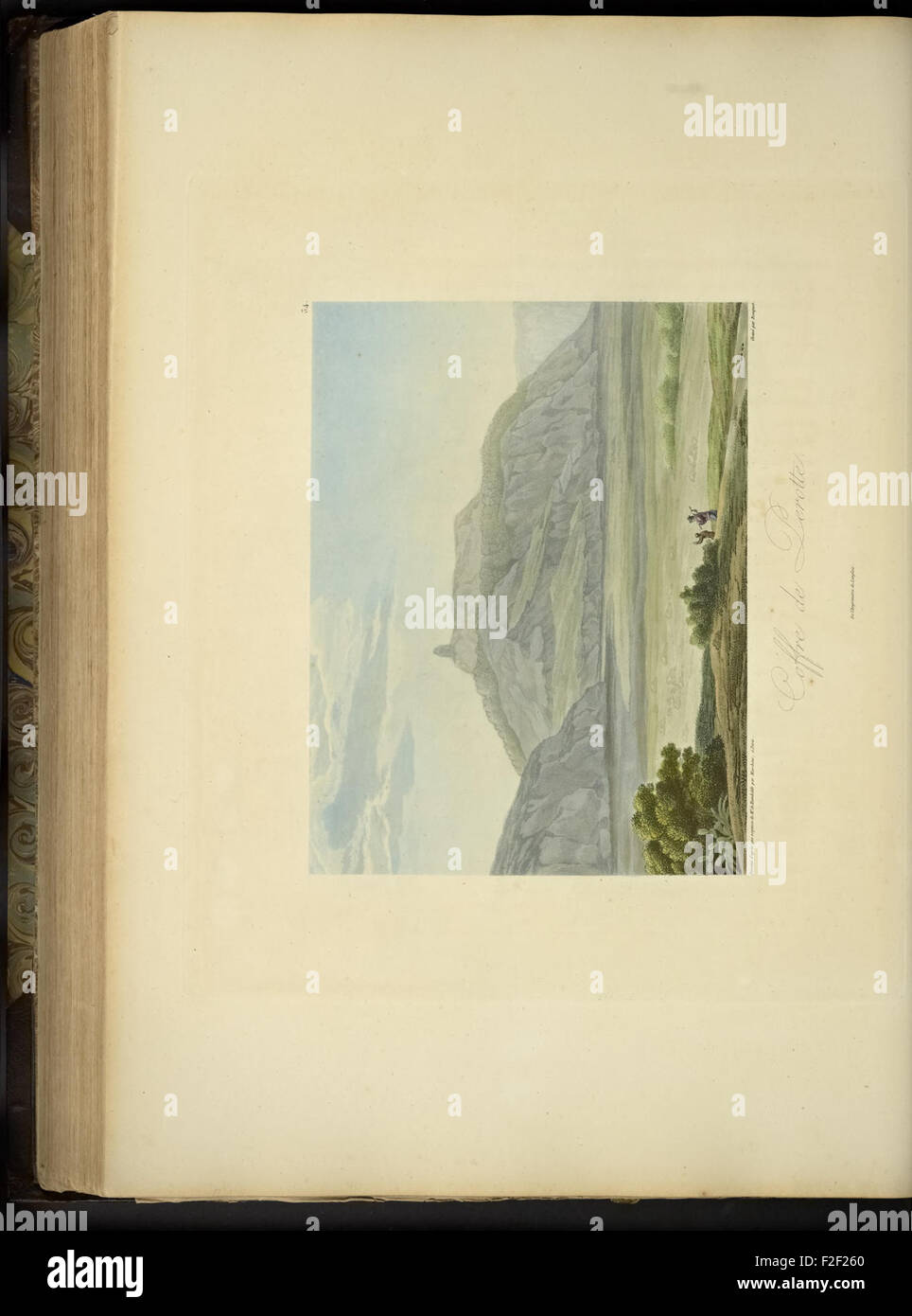 This 1813 work showcases views of the Andes mountains and monuments of ...