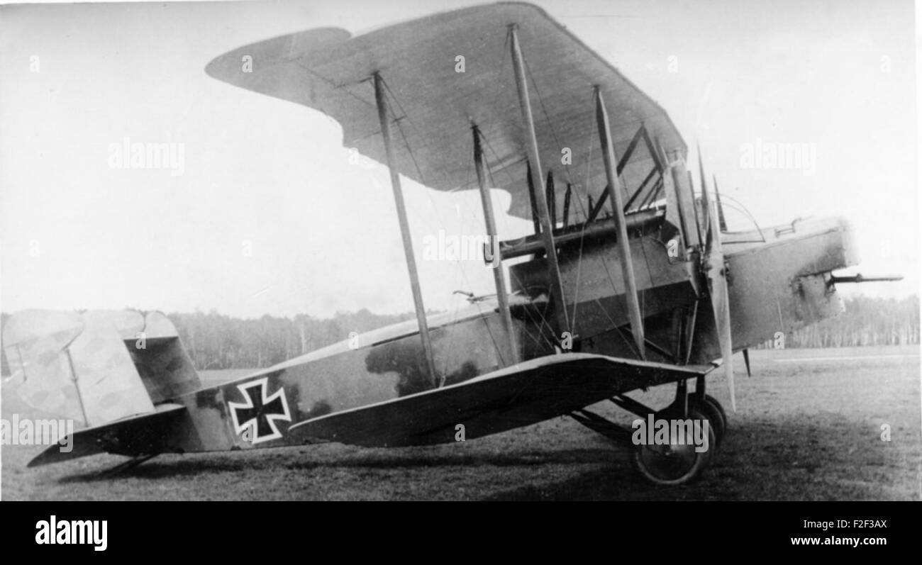The AEG IV K was a German biplane from World War I, developed for ...