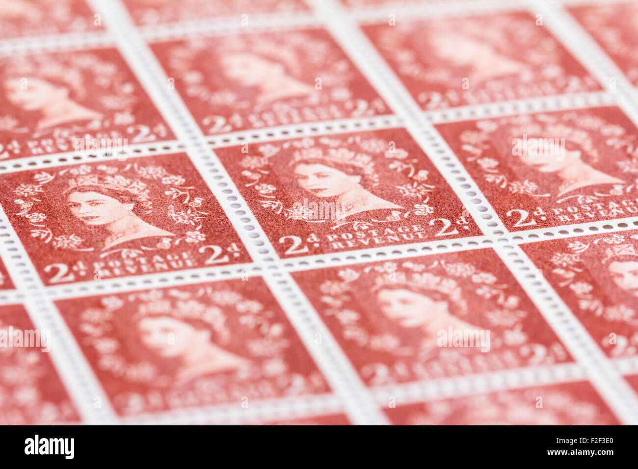 Stamps 2d postage hi-res stock photography and images - Alamy