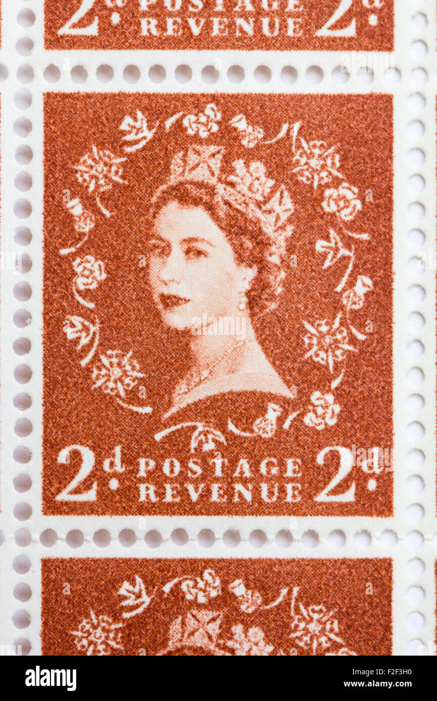 Stamps 2d postage hi-res stock photography and images - Alamy