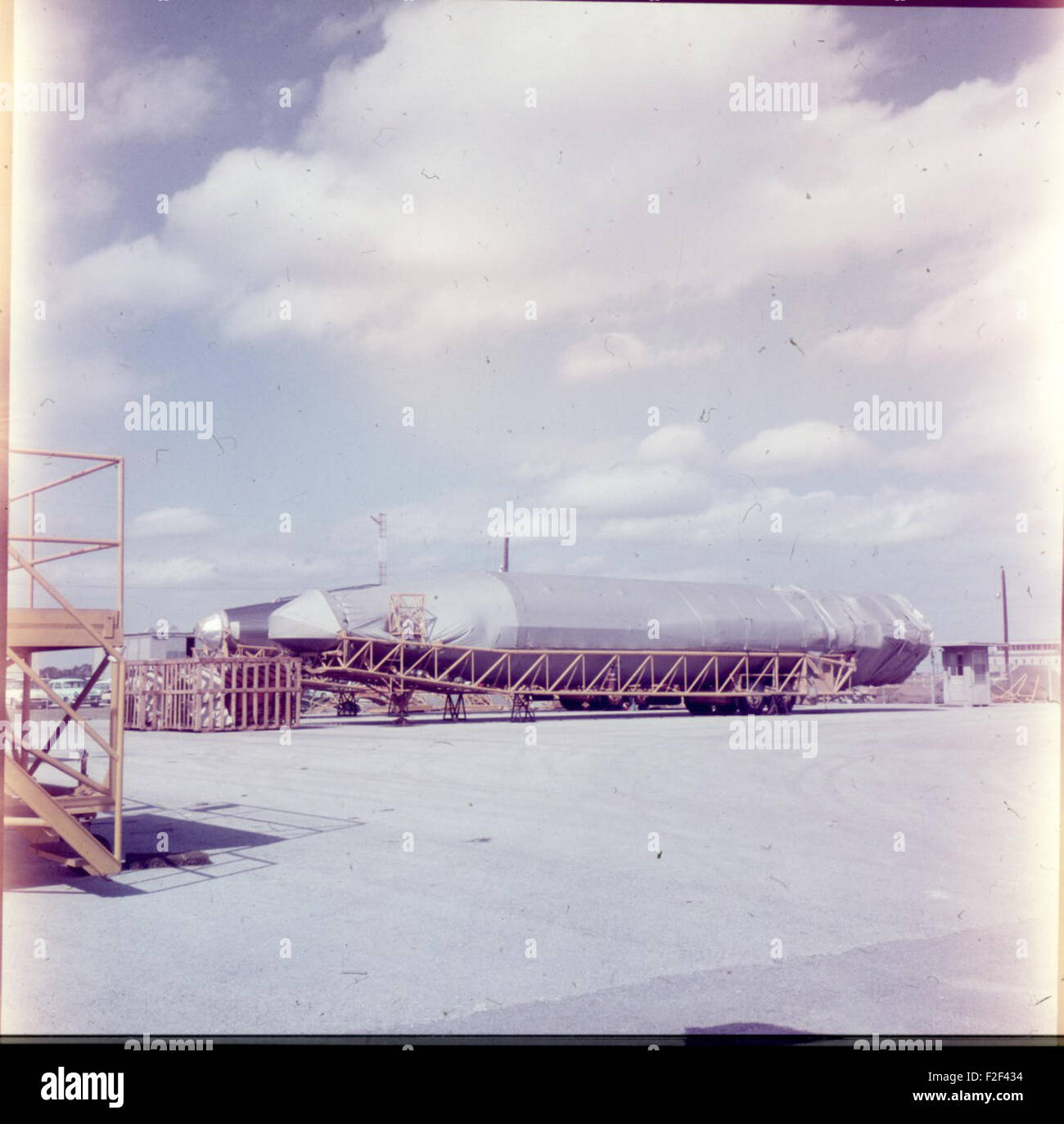 The Atlas 2A11A, a variant of the Atlas missile system, arriving at the ...