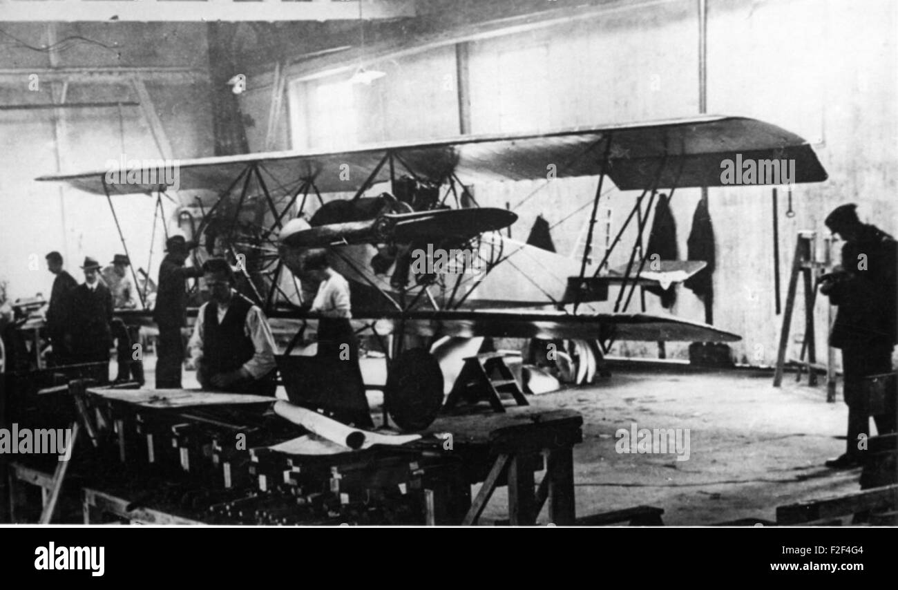 German fighter 1918 Black and White Stock Photos & Images - Alamy