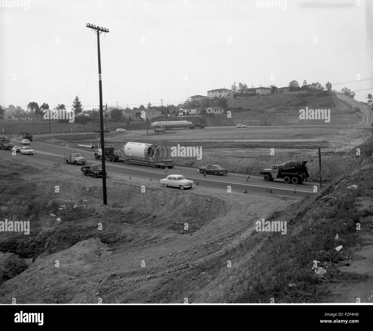 A detailed view of the Atlas 104D rocket, showing the movement of a ...