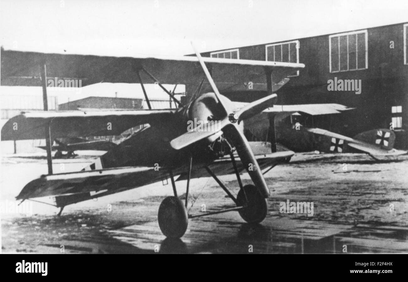 The Fokker V 7, a 1917 German experimental fighter aircraft, is ...