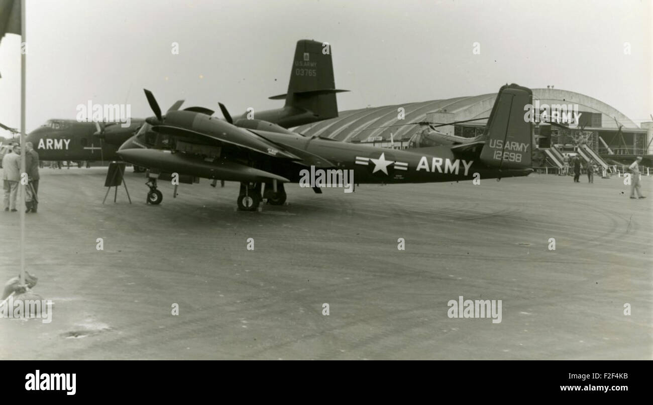 The Grumman AO-1CF, also known as the OV-1C, was a variant of the ...