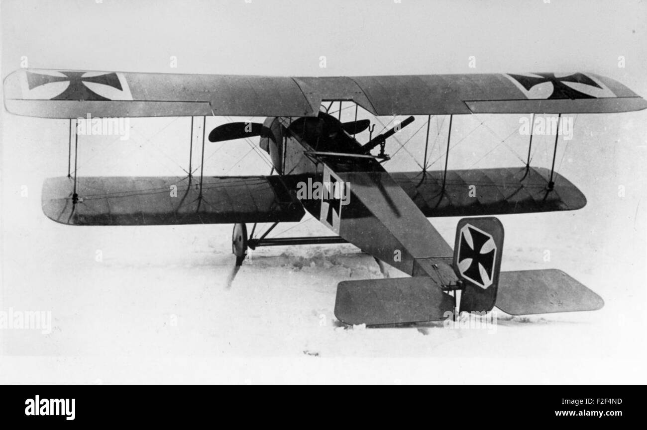 The Halberstadt C I, a German two-seat reconnaissance and light bomber ...