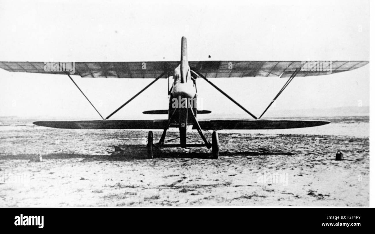 The Hansa-Brandenburg L14, a German seaplane from World War I, is ...