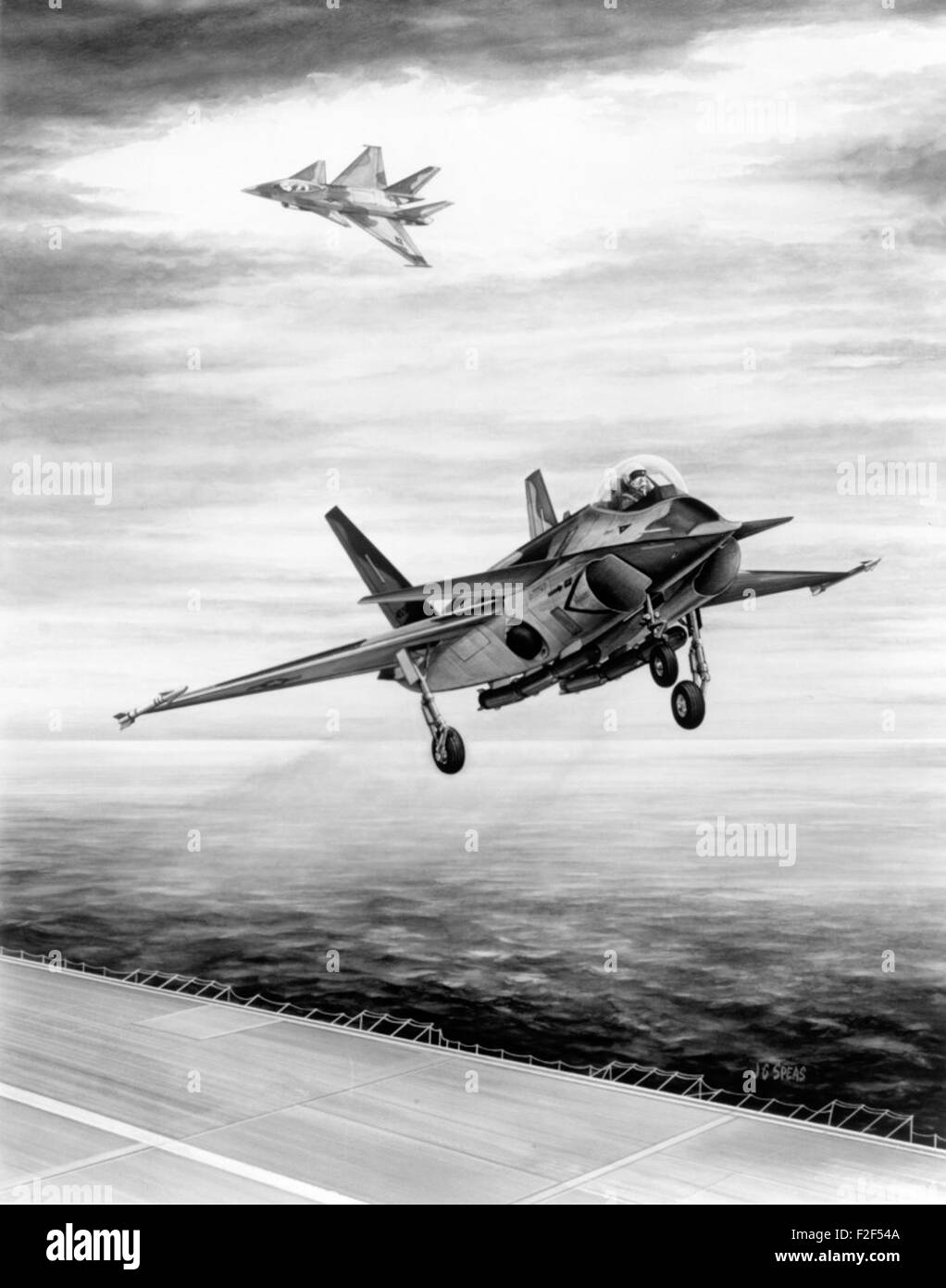 The Lockheed STOVL (Short Take-Off and Vertical Landing) concept from ...