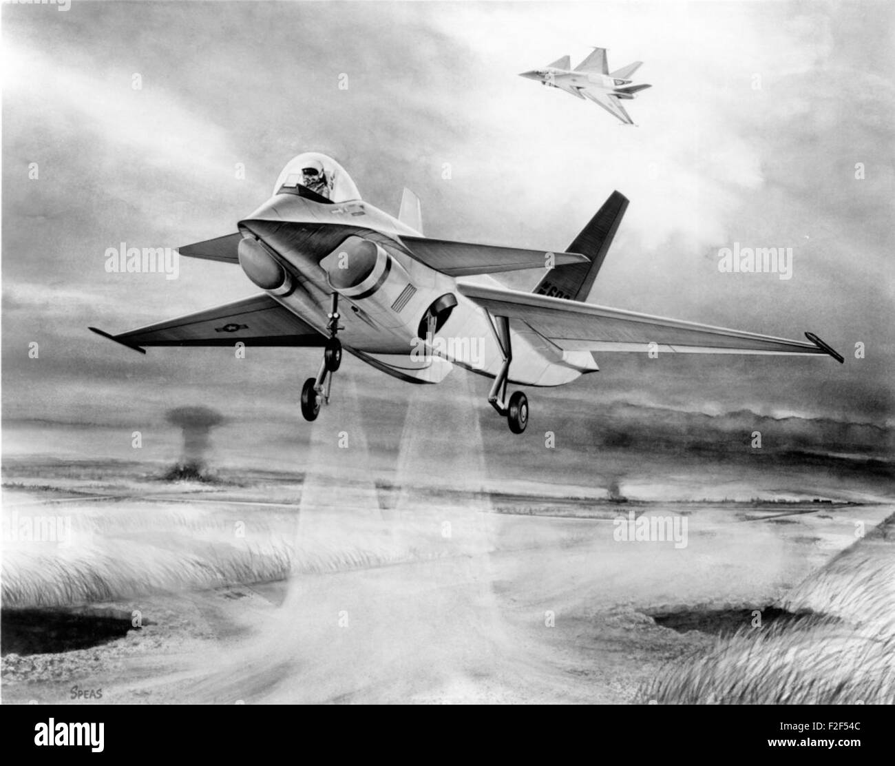 The Lockheed STOVL (Short Take-Off and Vertical Landing) concept ...