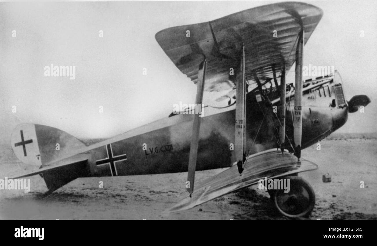 The LVG C.VIII was a German reconnaissance and bombing aircraft used in World War I, known for ...