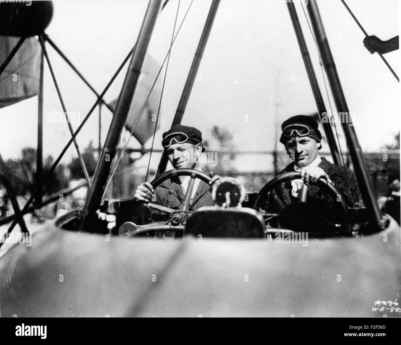 Malcolm and Allan Loughead, founders of Lockheed, are pictured in 1918 ...