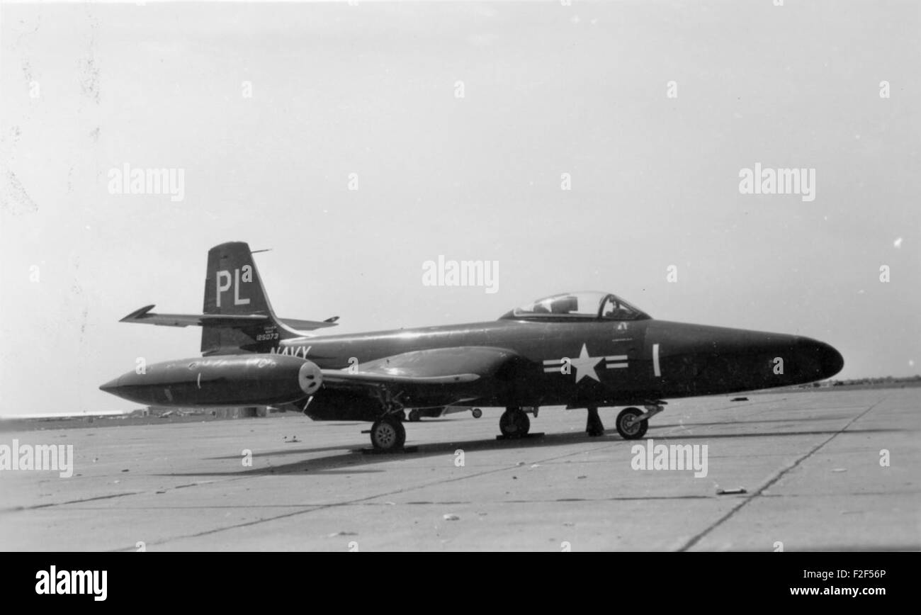 The McDonnell F2H Banshee was a carrier-based fighter aircraft used by the U.S. Navy in the late ...