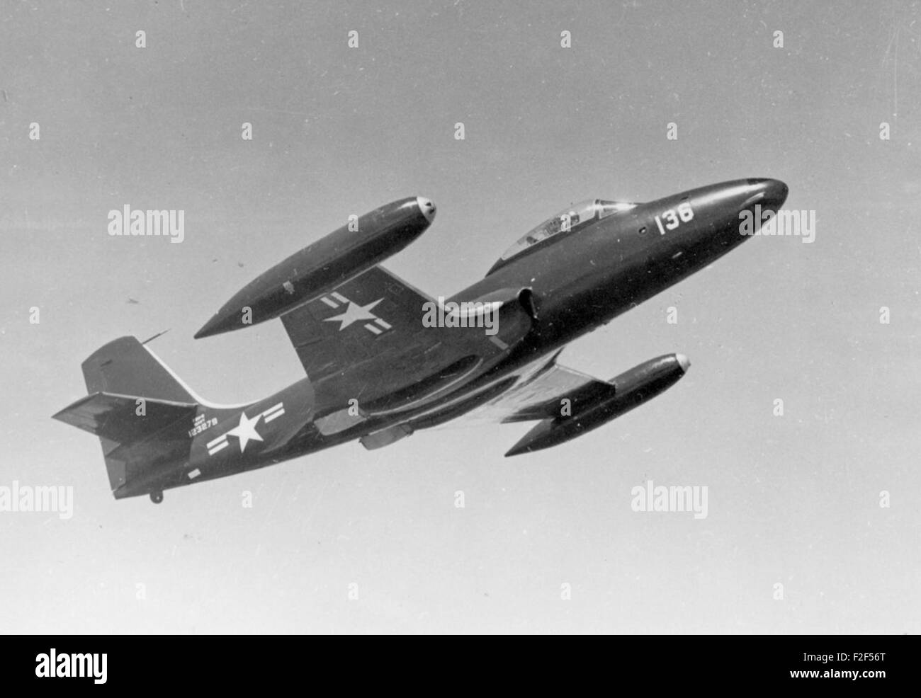 The McDonnell F2H-2 Banshee was a carrier-based fighter aircraft used by the U.S. Navy during ...