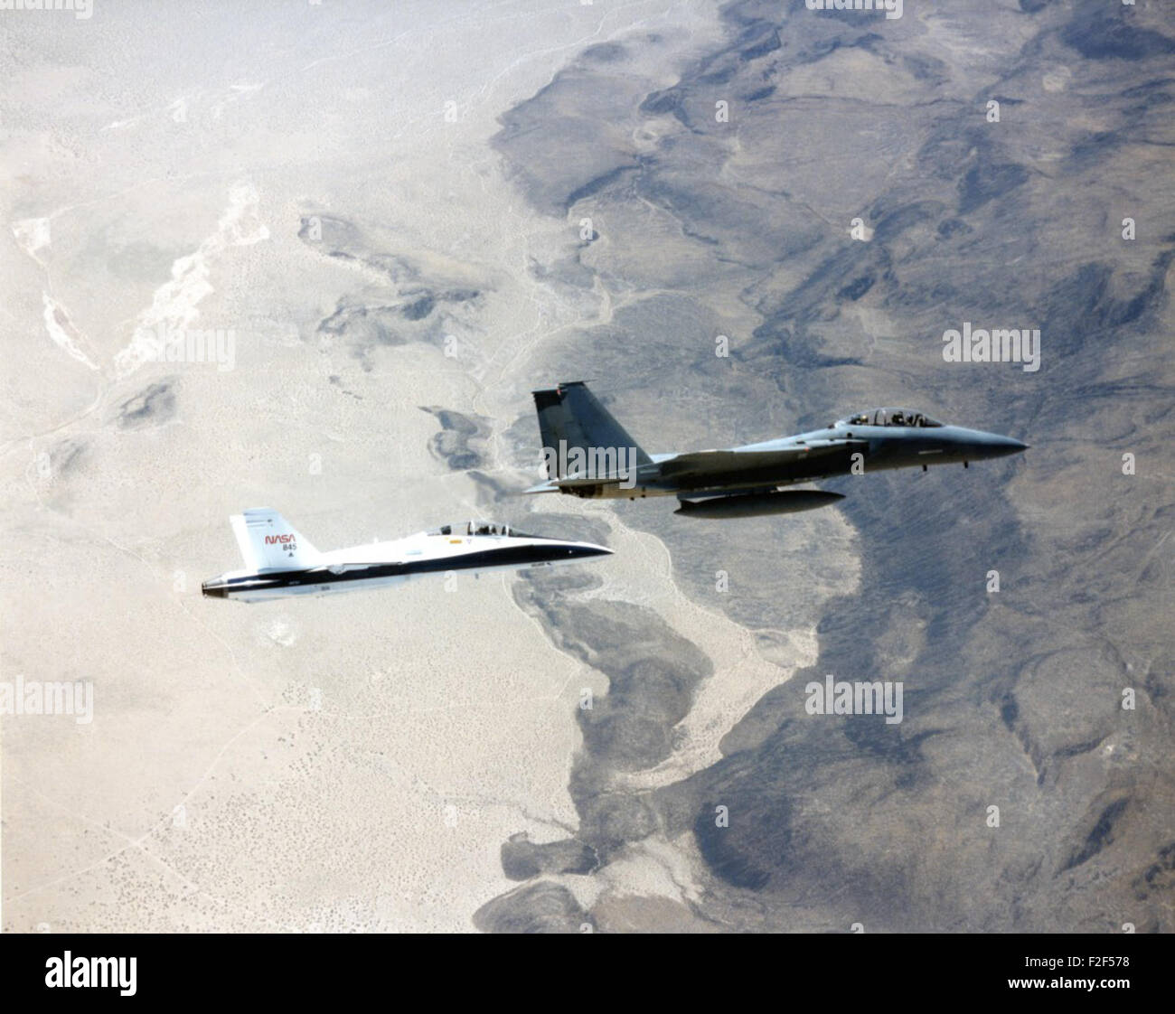 The McDonnell FA-18B (160781) NASA 845 is a two-seat version of the FA ...