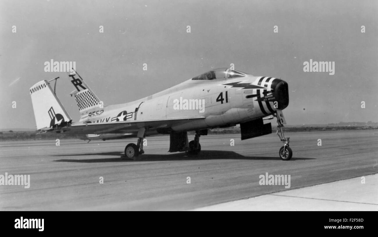 North american fj 4b fury hi-res stock photography and images - Alamy