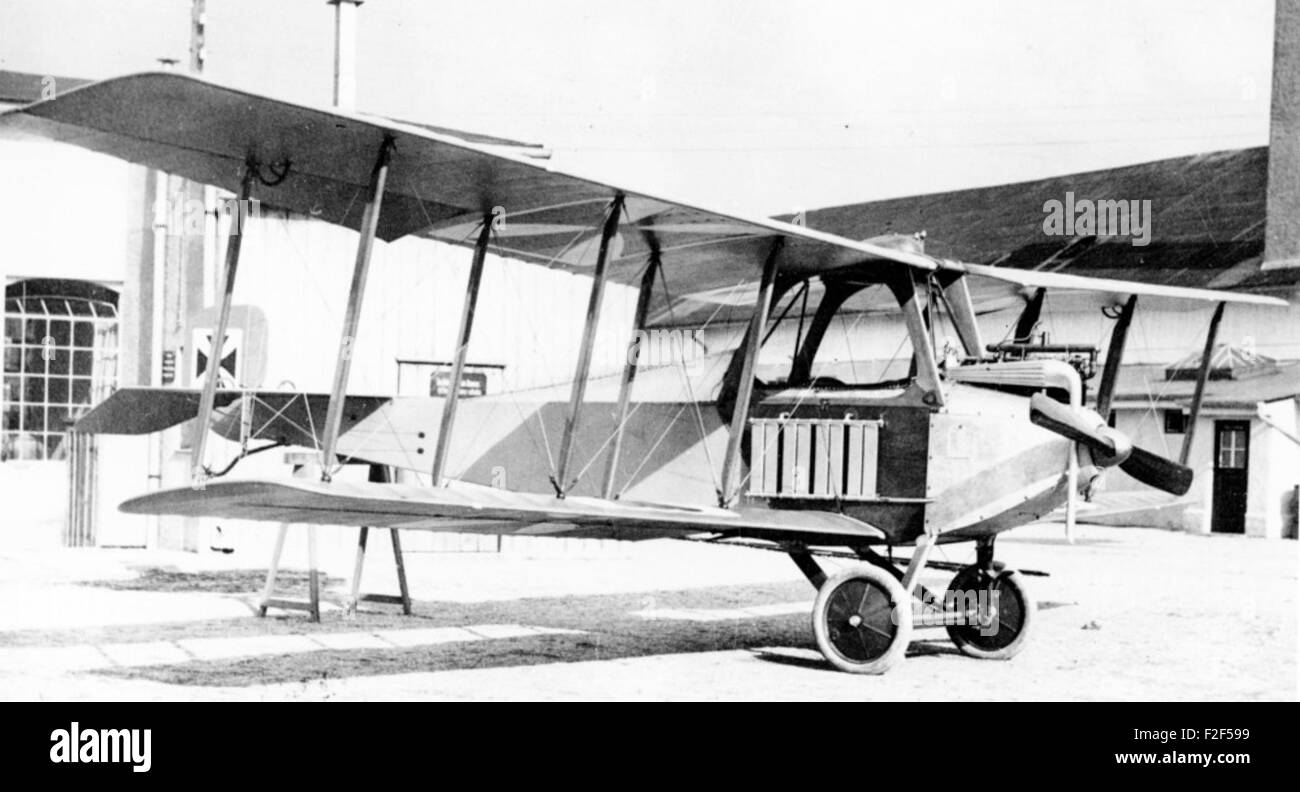 The Otto B II, a German reconnaissance aircraft from World War I, is ...