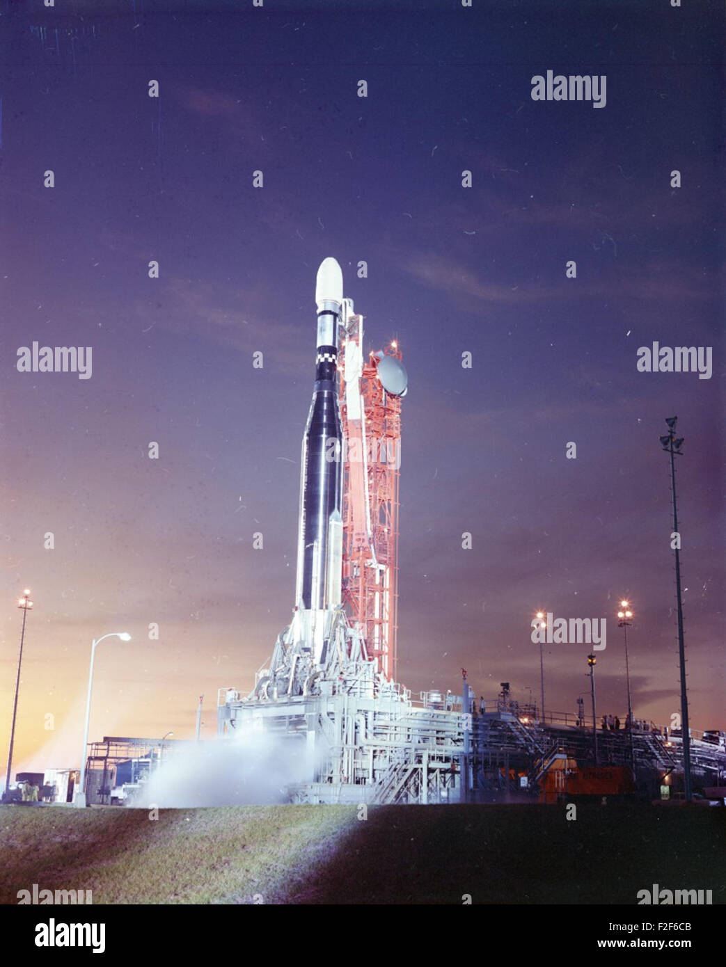 The Atlas 288D rocket, featuring the Agena upper stage, underwent ...