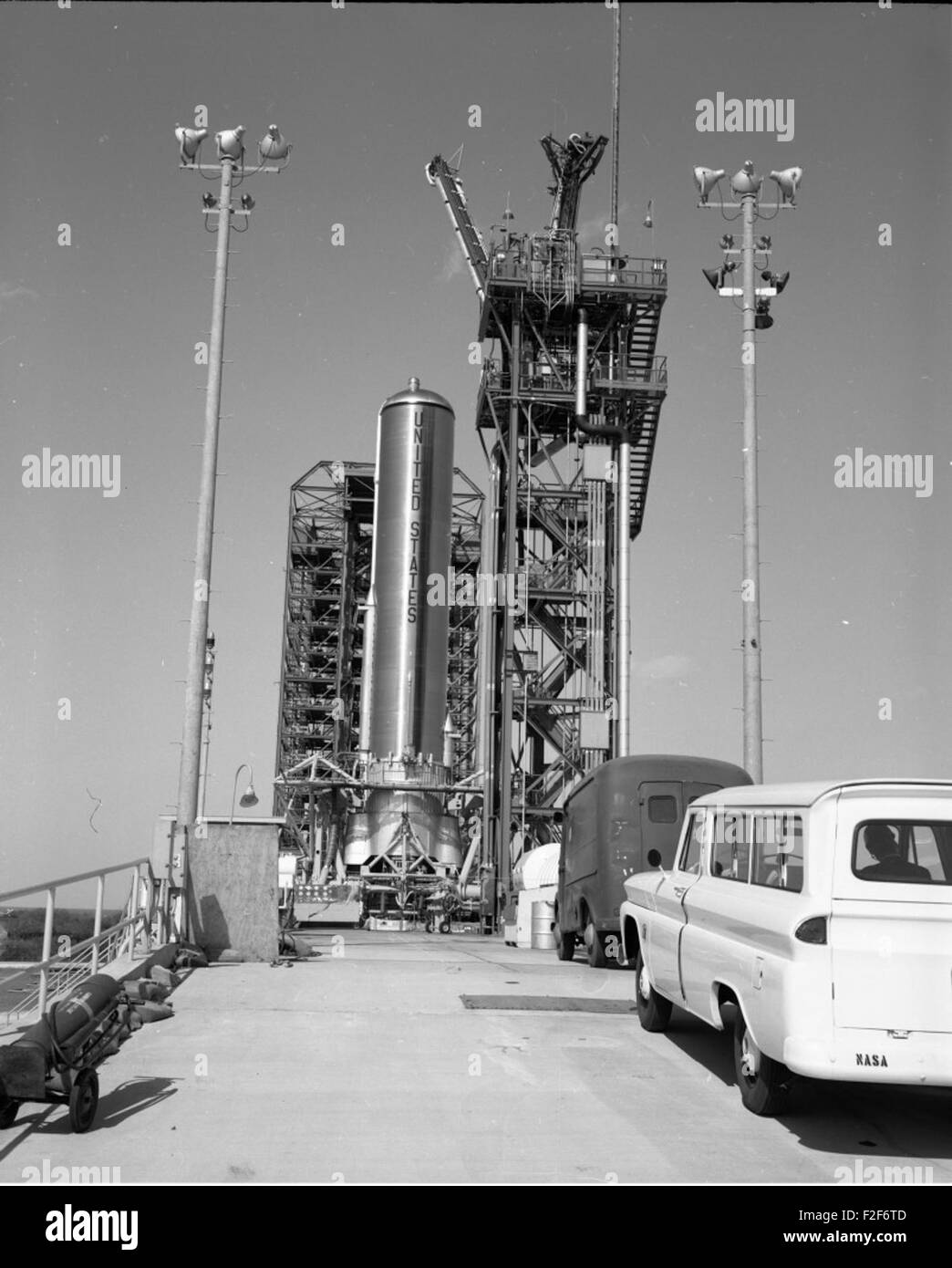 This image depicts the Atlas Centaur launch system, including the ...