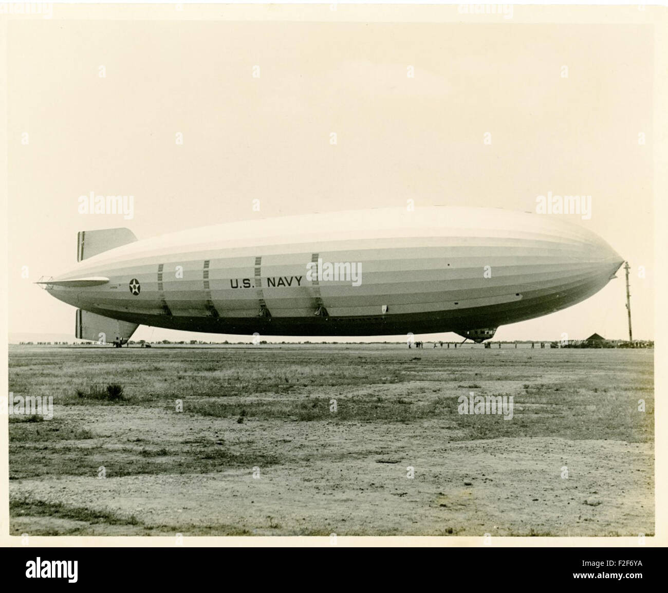 The Akron, a rigid airship used by the U.S. Navy, is pictured in San ...