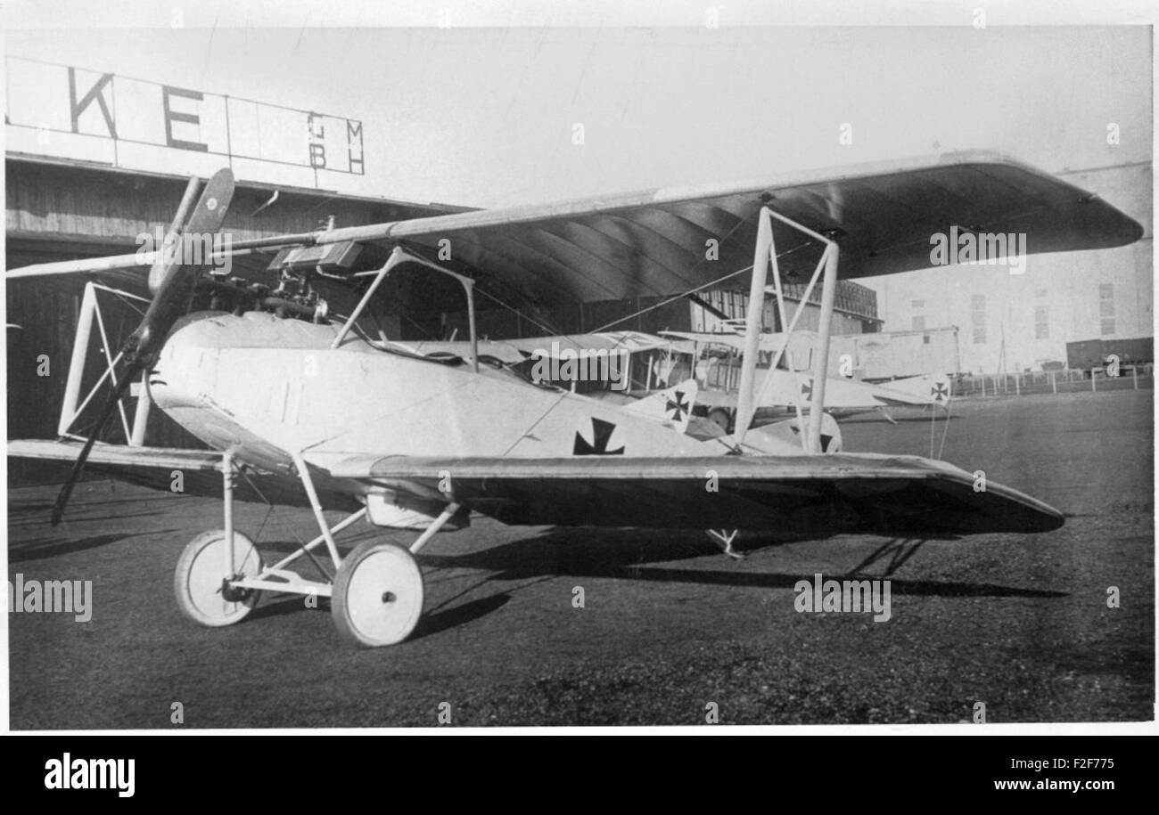 Photograph of the Albatros C IV, a German two-seat reconnaissance ...
