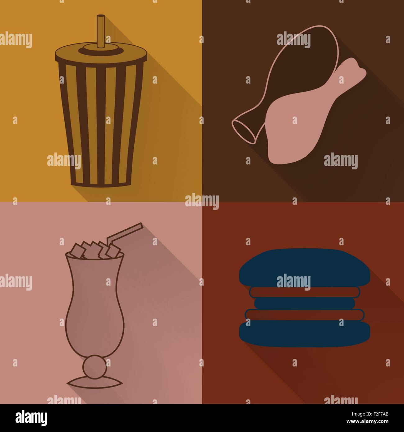 Italian beef sandwich Stock Vector Images - Alamy