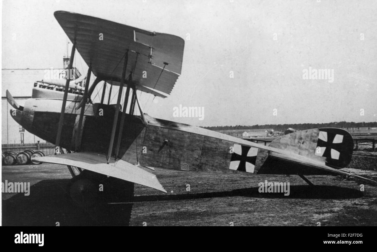 The Albatros C VII, a German reconnaissance aircraft from 1916, is ...