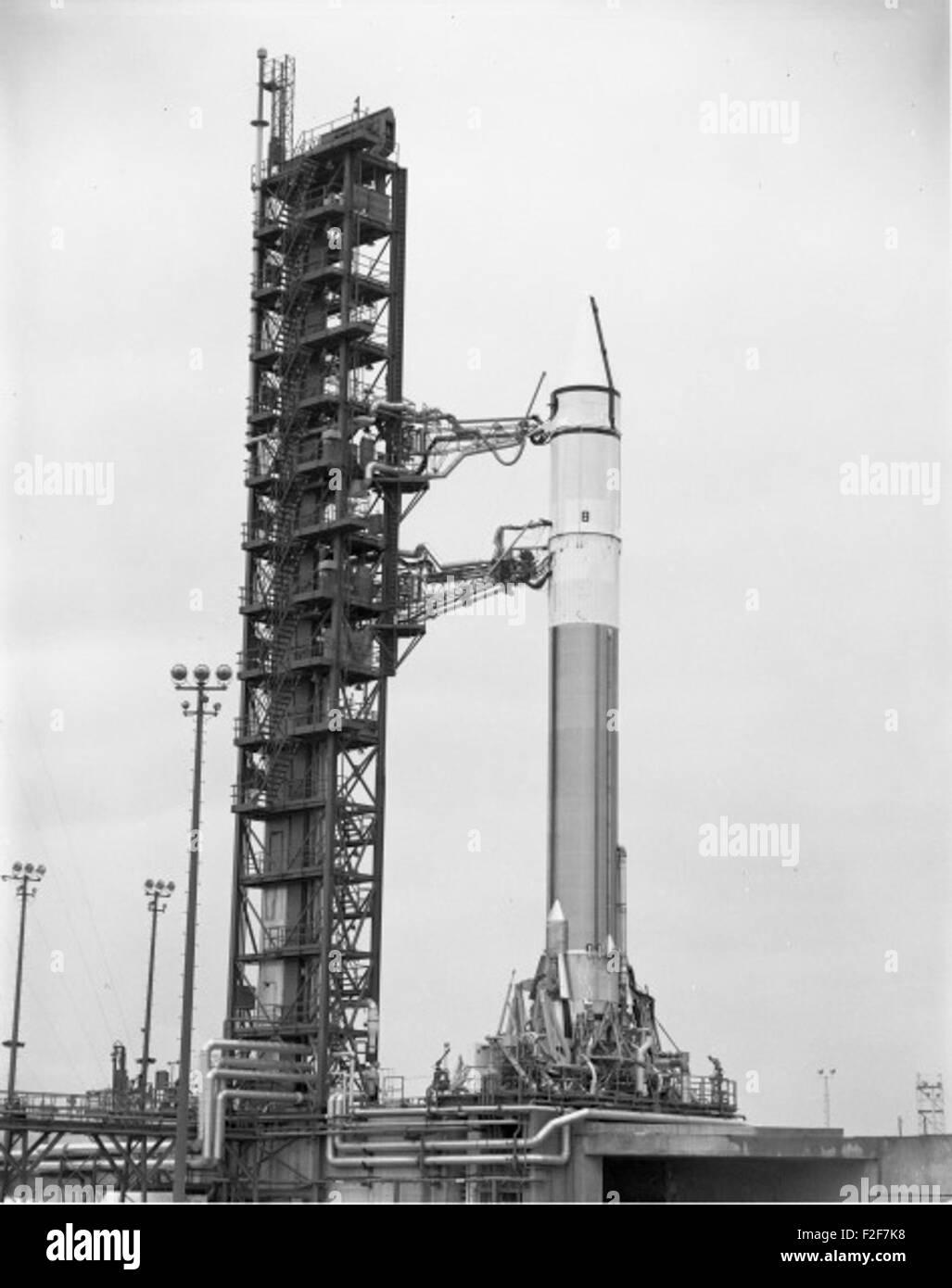 An image from the Atlas Collection, focusing on the operational milestones of the Atlas missile ...