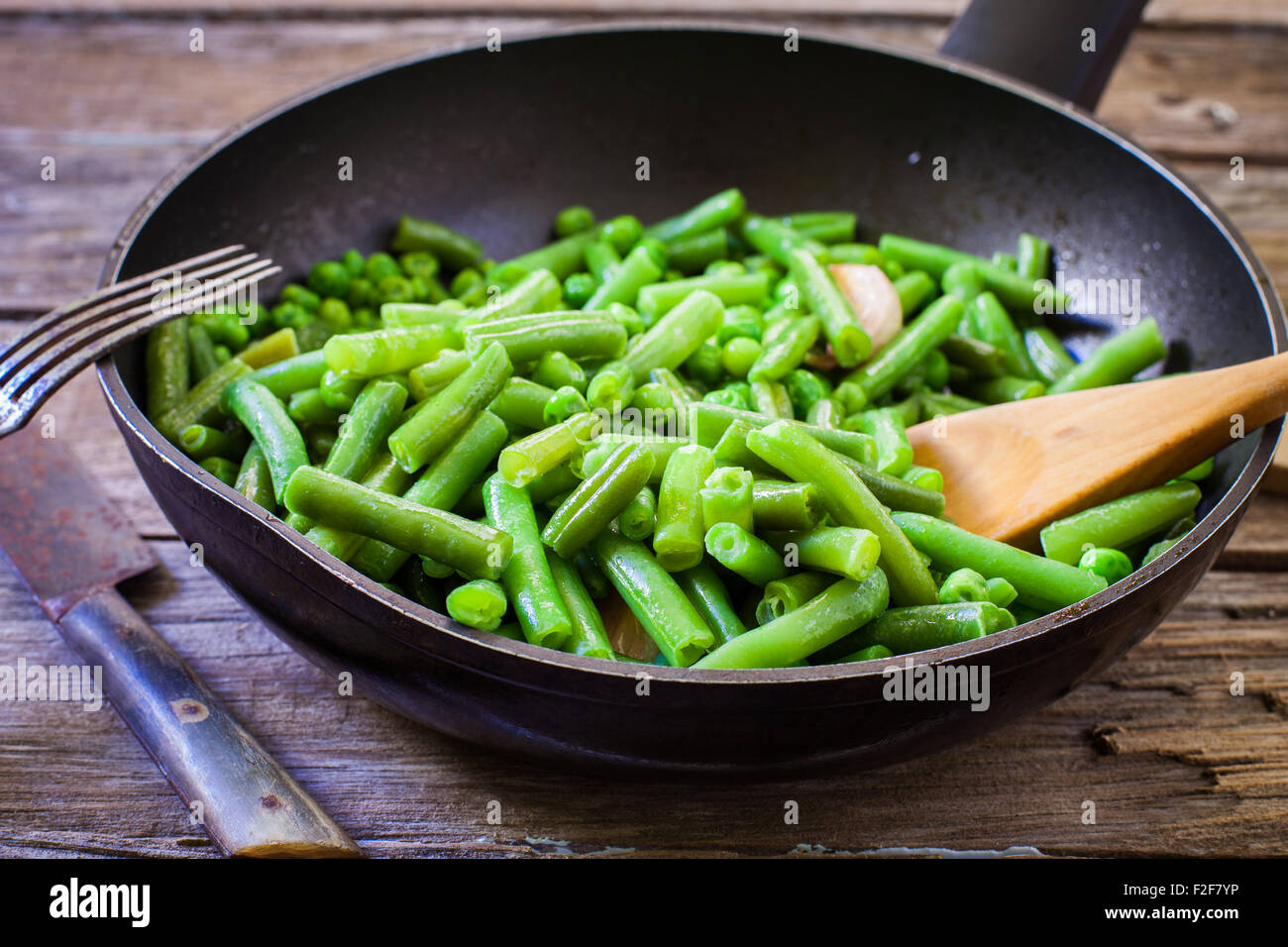 Salad green beans spicy hi-res stock photography and images - Alamy