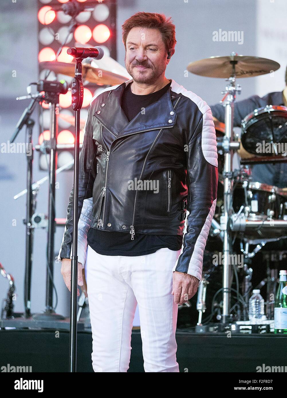 New York, NY, USA. 17th Sep, 2015. Simon LeBon on stage for NBC Today ...