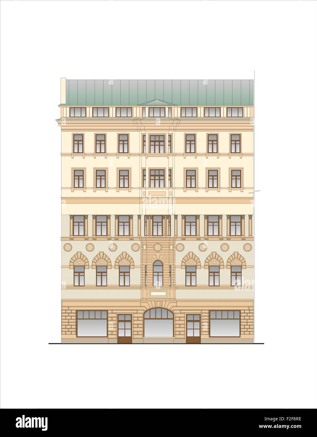 Houses, Buildings, Constructions, Installations. Illustrations of ...