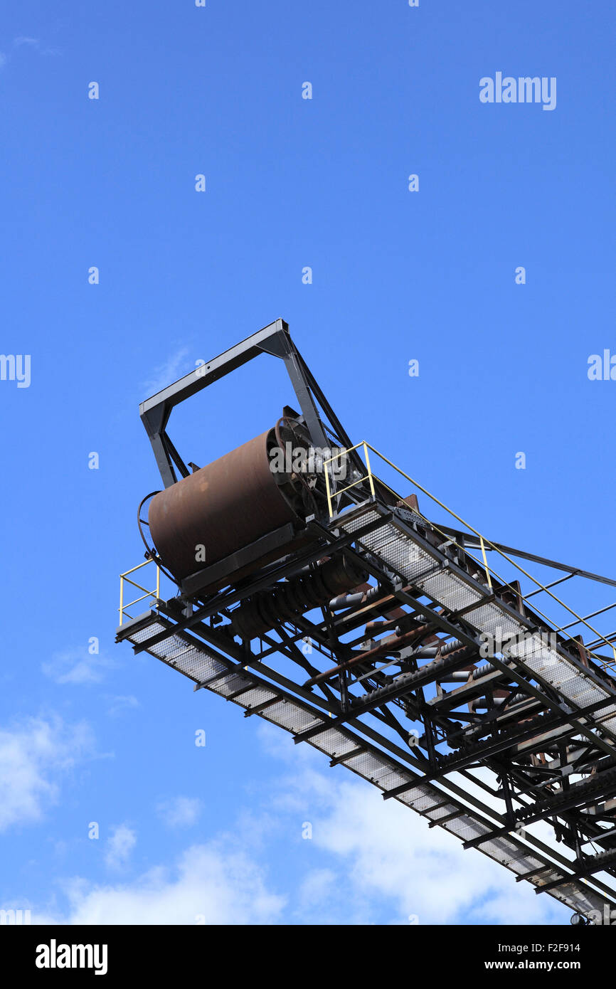 industrial museum Ferropolis, "the city of iron", in gräfenhainichen ...