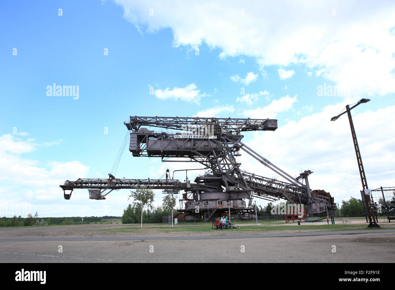 industrial museum Ferropolis, "the city of iron", in gräfenhainichen ...