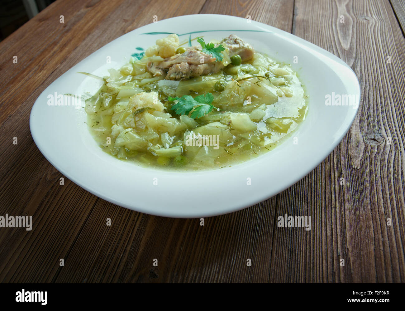 Zuppa di cavolo - Italian soup with cabbage Stock Photo - Alamy