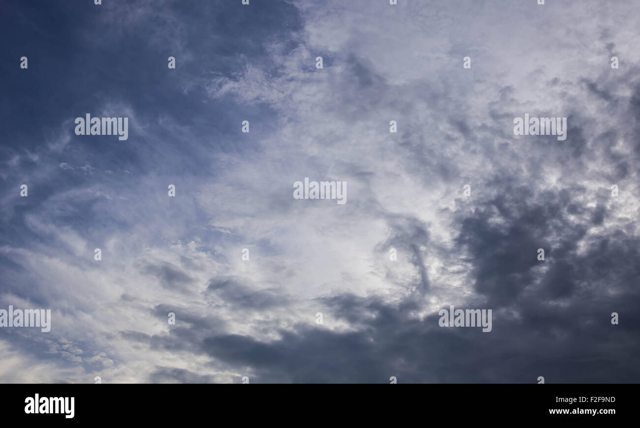 Pattern of clouds in the sky Stock Photo - Alamy