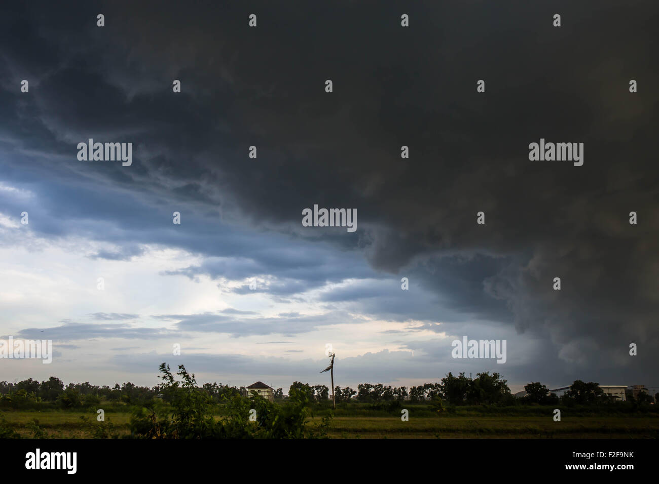 Clouds in the sky was going to rain Stock Photo - Alamy