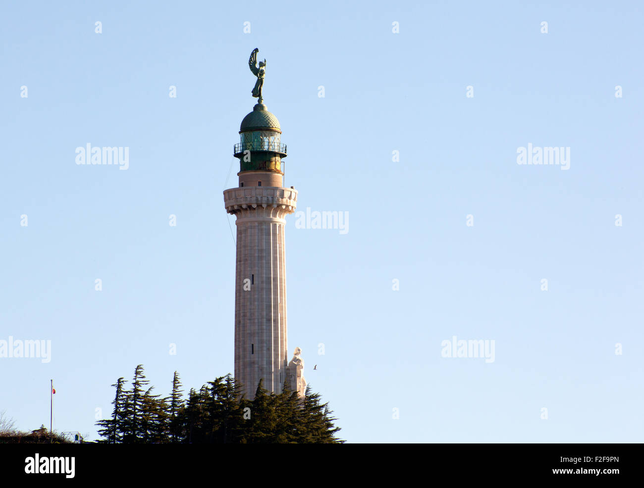 View of Lighthouse on the blue sky, Trieste - Italy Stock Photo - Alamy