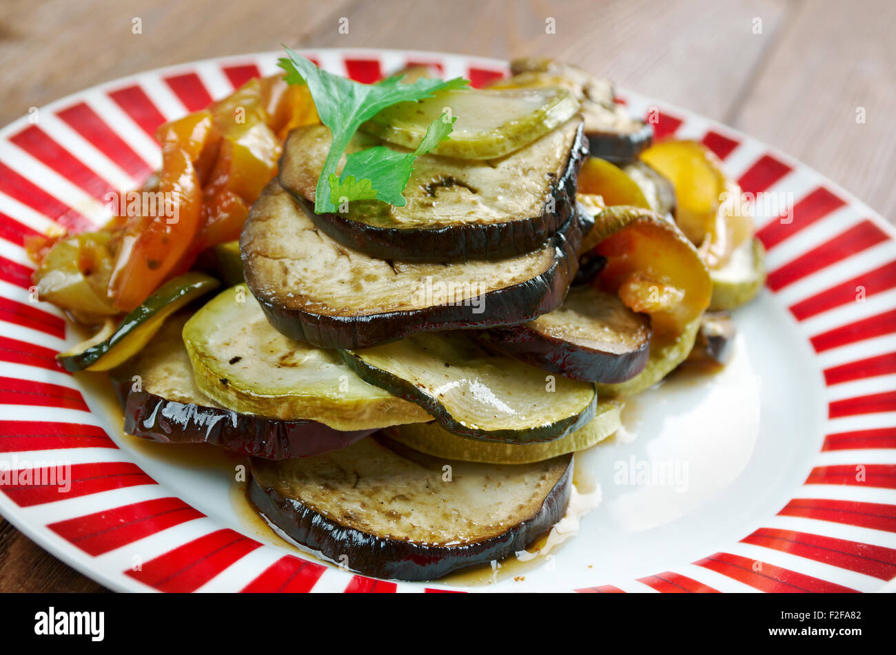 Confit byaldi - variation on the traditional French dish ratatouille ...