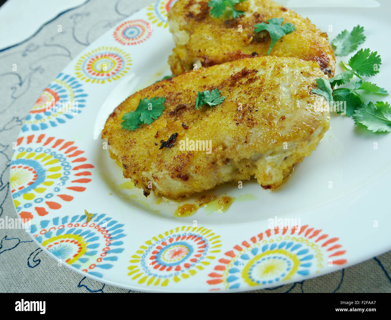 Dajaj Maghli - Libyan Baking Fries Chicken.Arabic Cookery Stock Photo ...