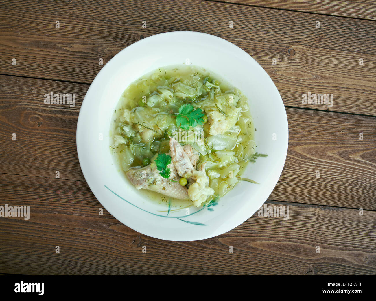 Zuppa di cavolo - Italian soup with cabbage Stock Photo - Alamy