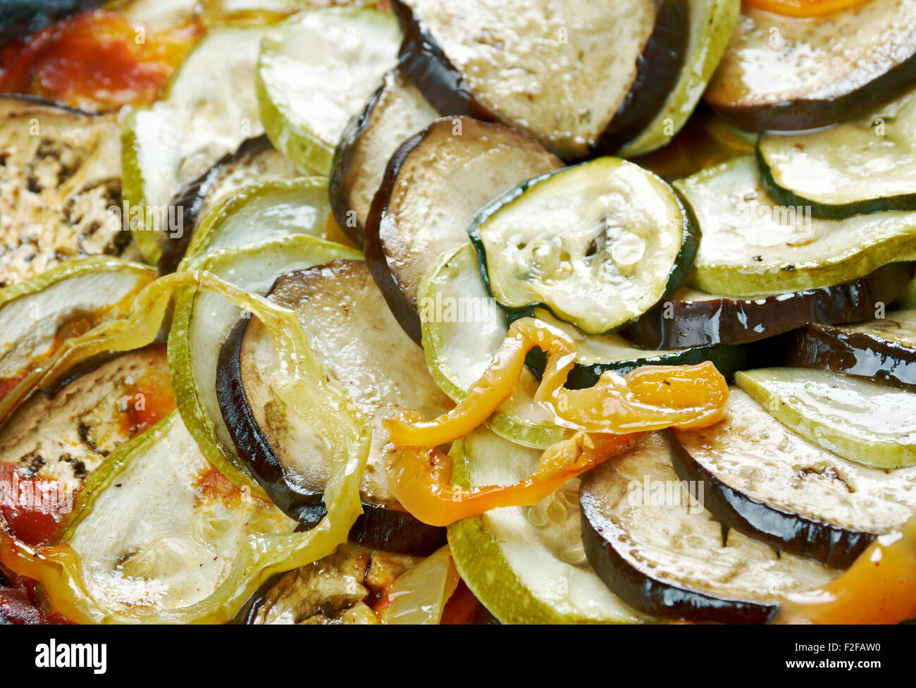 Confit byaldi - variation on the traditional French dish ratatouille ...
