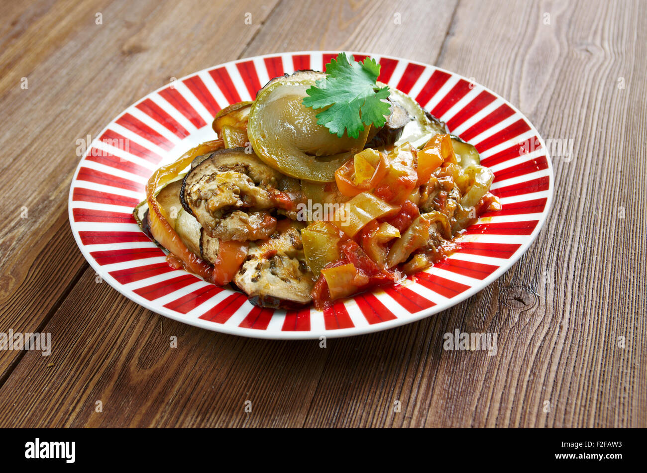 Confit byaldi - variation on the traditional French dish ratatouille ...