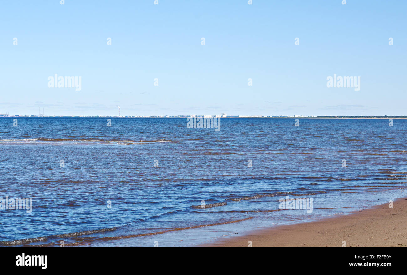 White Sea .Russia, Arkhangelsk region.City Severodvinsk Stock Photo - Alamy