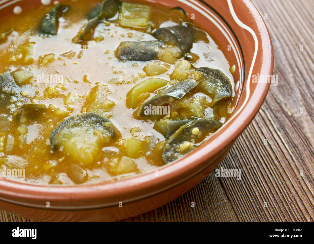 Iraqi Eggplant and Seitan Stew. spice blend from the Middle East Stock ...