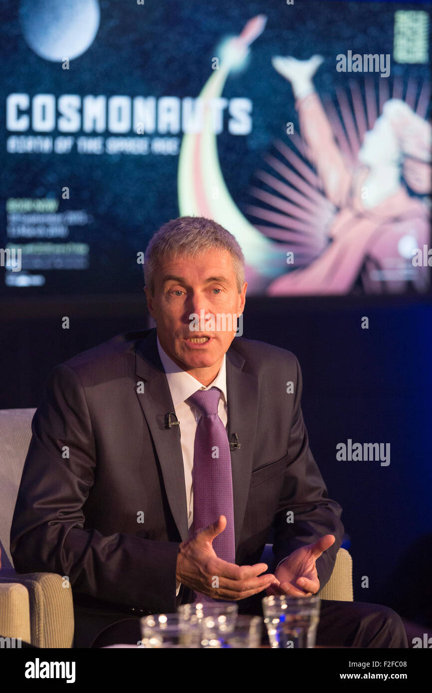 London, UK. 17/09/2015. Pictured: Russian Cosmonaut Sergei Krikalev ...