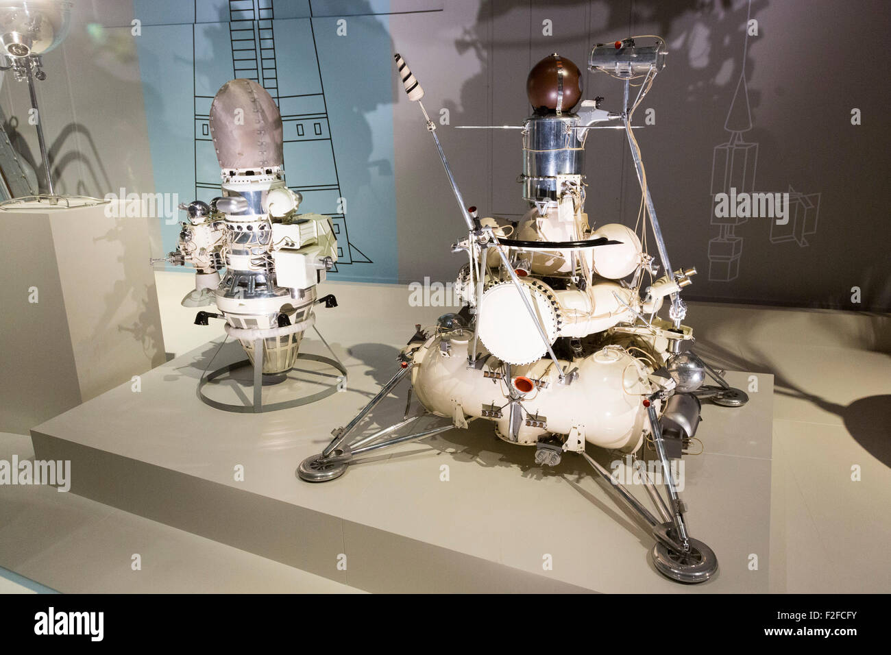 London, UK. 17/09/2015. The exhibition Cosmonauts - Birth of the Space ...