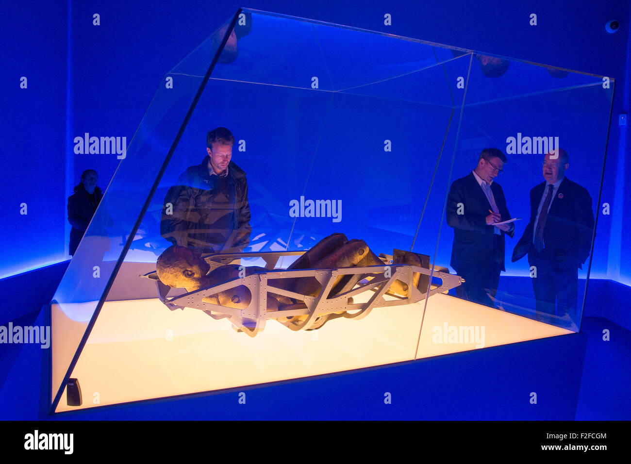 London, UK. 17/09/2015. The exhibition Cosmonauts - Birth of the Space ...