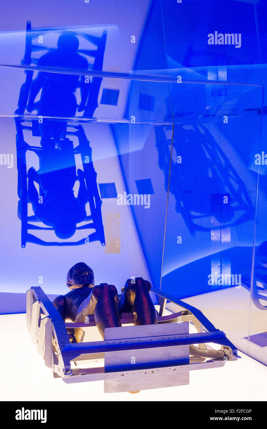 London, UK. 17/09/2015. The exhibition Cosmonauts - Birth of the Space ...